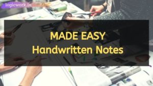 Made Easy Handwritten Notes for ESE pdf - Logicwork